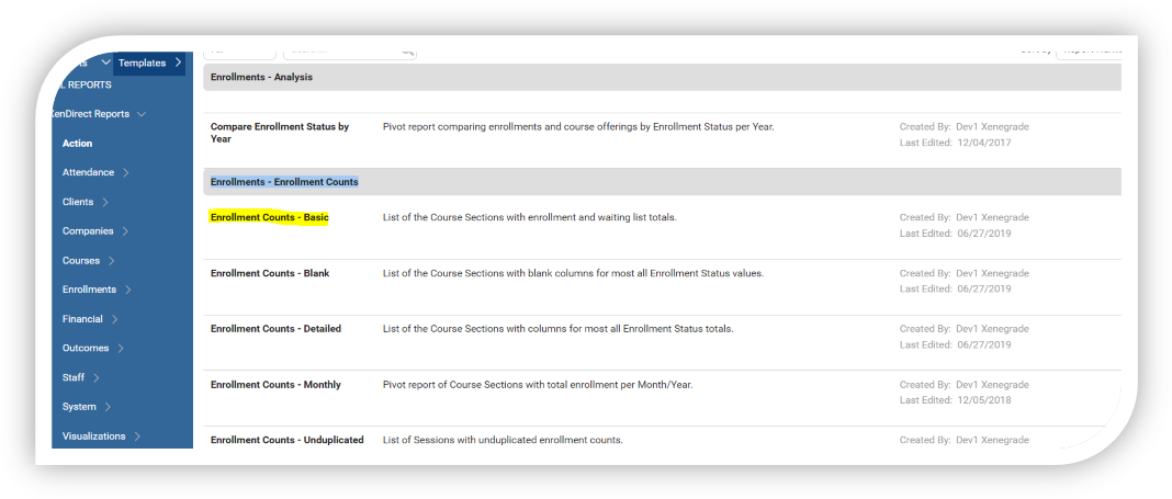 INSIGHT: Enrollment Count (Basic)