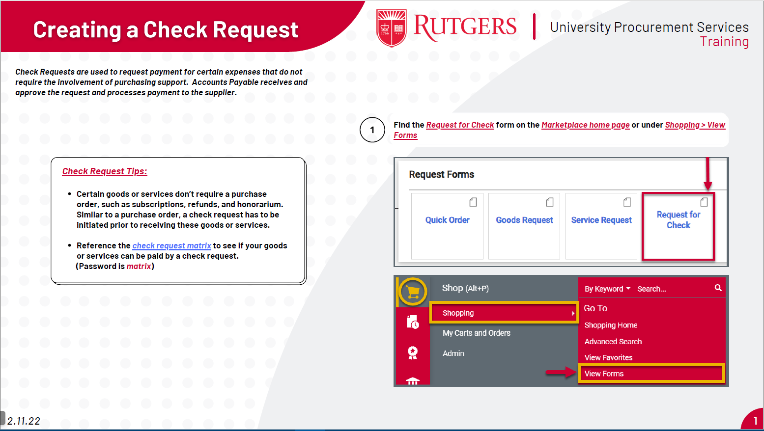 REFUNDS - Manual Check Request