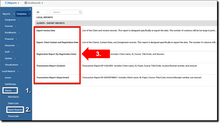INSIGHT: Export Reports