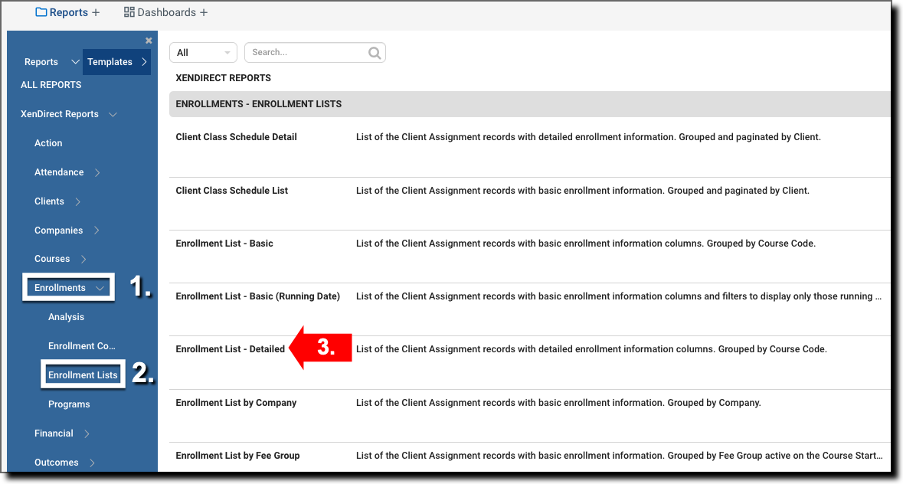 INSIGHT: Enrollment Lists (Detailed)